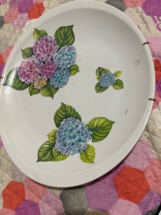 piatto ceramica da appendere