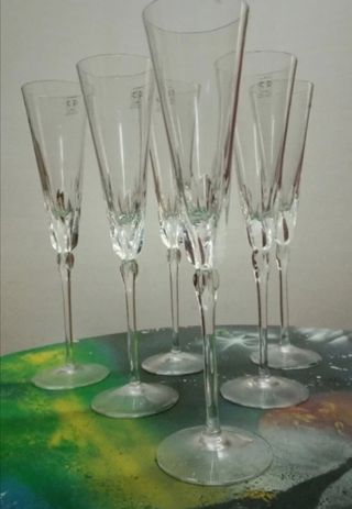 Set sei calici spumante