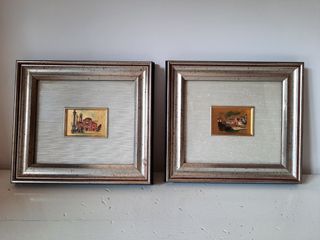 Quadri su foglia oro