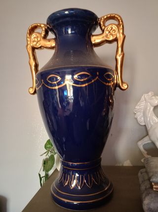 Vaso porcellana cobalto decorativo