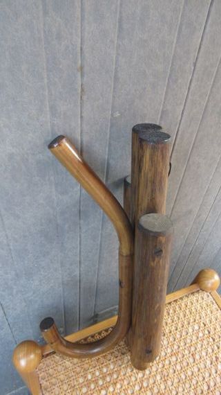 attaccapanni in bambù 35x13 cm da muro