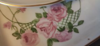 Servizio da the dipinto a mano e profila