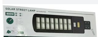 LAMPIONE STRADALE 800W CON PANNELLO ENERGIA SOLARE