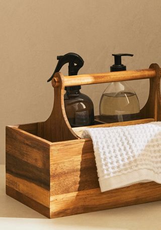 scatola contenitore zara legno