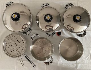 Batteria da cucina acciao inox 18/10 SICIL MARKET