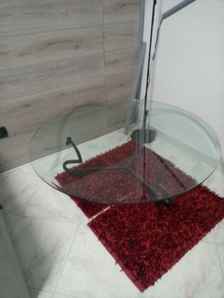 Tavolino in cristallo da soggiorno