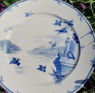 3 piatti Faiences Porcelaines Cristaux