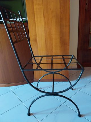 Sedia in ferro battuto