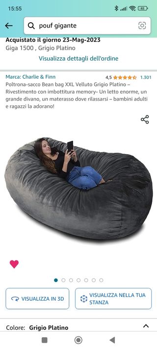 Pouf gigante