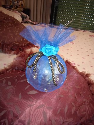 Palla di natale con tulle