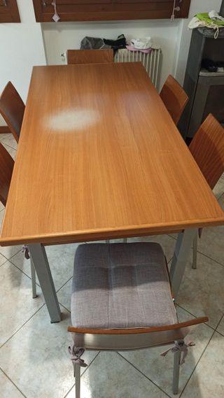 Tavolo 160x80 con 6 sedie