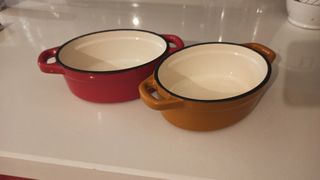 2x terrine in ceramica grossa