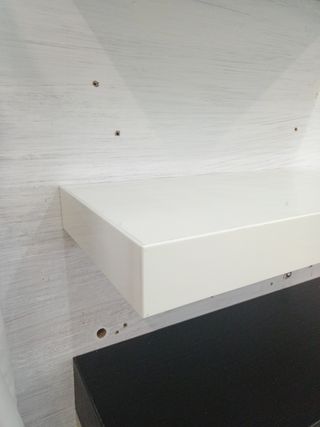 Mensola lucida bianca