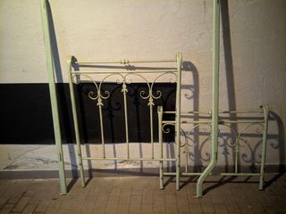 Spalliere Letto Singolo in ferro battuto