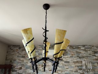 Lampadario Conico a 5 luci