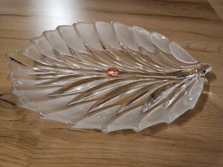 Walther Glas vassoio cristallo