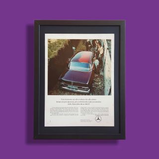 Pubblicità originale poster vintage Mercedes-Benz