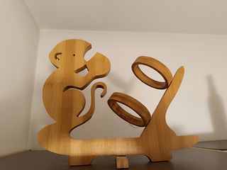 Portabottiglie creativo per vino