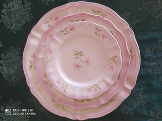 Piatto da portata grande vintage Serreguemines