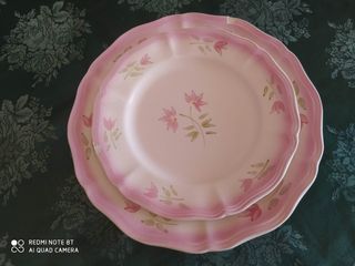 Piatto piano e piatto da dessert Serreguemines