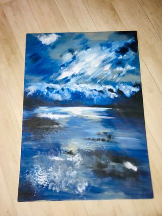 quadro mare in blu’