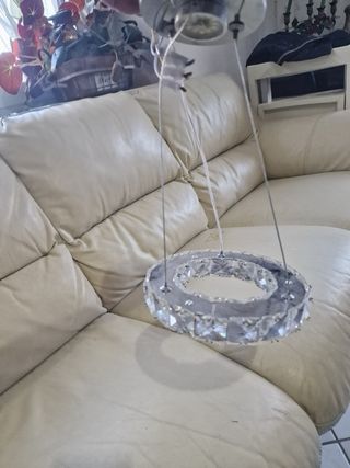 Lampada cerchio pendente swarovsky