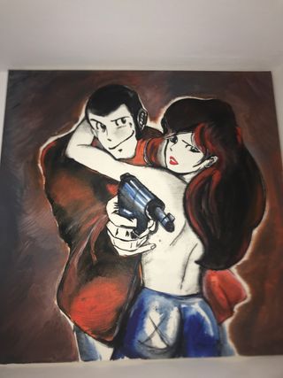 quadro Lupin e Margot