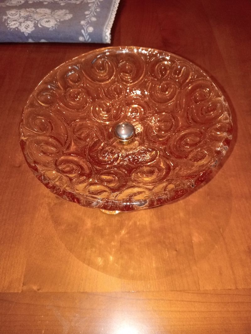 ALZATINA IN VETRO DI MURANO Foto-2