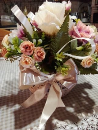 Cestino ad uncinetto