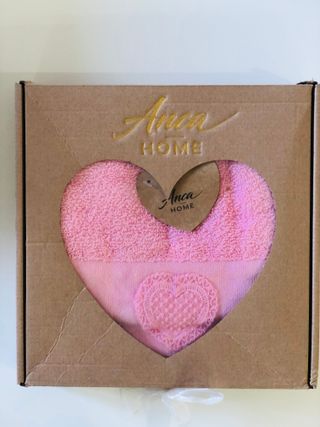 Coppia asciugamano in scatola