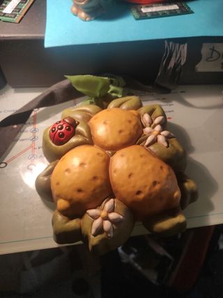 Formella Thun Limoni con Coccinella