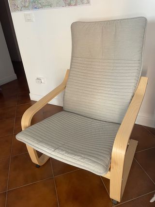 Sedia-poltrona in tessuto