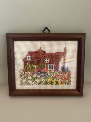 Quadretto ricamato a mano