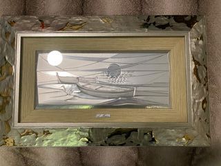 Bassorilievo su argento 999% mida Lamberto Moroni