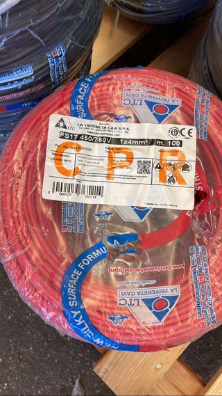cavo elettrico fs17  1x4mmq