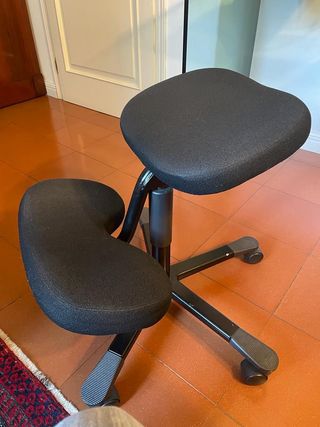 sedia anatomica Hag nera in ottimo stato