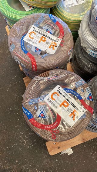 cavo elettrico fs17 1x6 mmq matasse da 100 mt