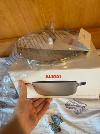 Pentola casseruola con coperchio in vetro 24 cm