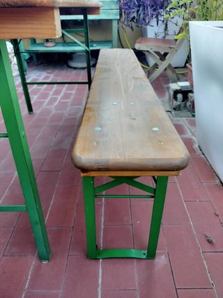 Tavolo e panchina tipo pub