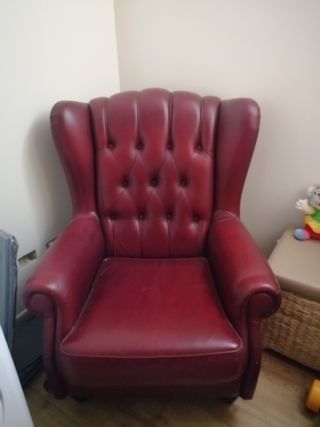 Set 2 Poltrone in pelle