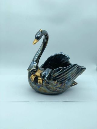 Centrotavola Cigno in porcellana