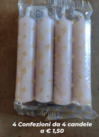 N. 4 Confezioni da 4 candele