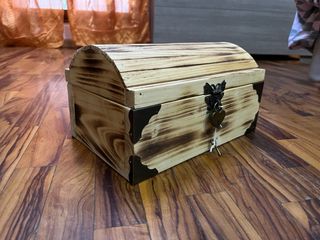 bauletto porta gioie fatto a mano