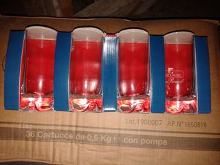 Bicchieri in vetro confezione da 4