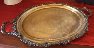 Grande vassoio silver plated