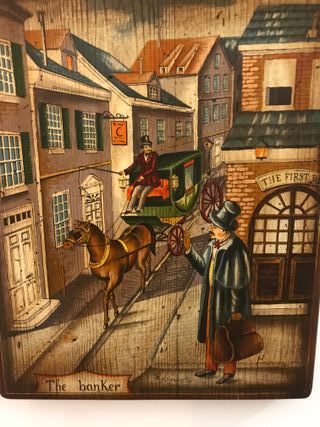 N. 3 QUADRI IN LEGNO + 1 QUADRO IN CERAMICA