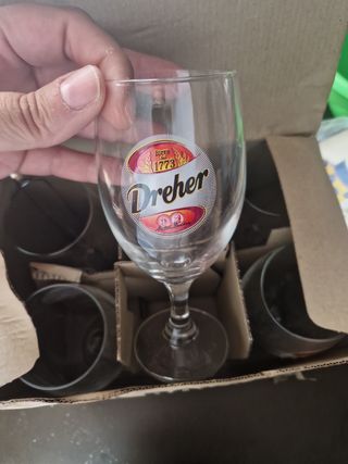 Set 6 bicchieri birra Dreher