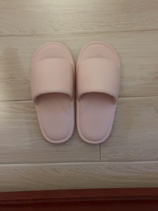 Coppia rosa pantofole antiodore suola morbida e sp
