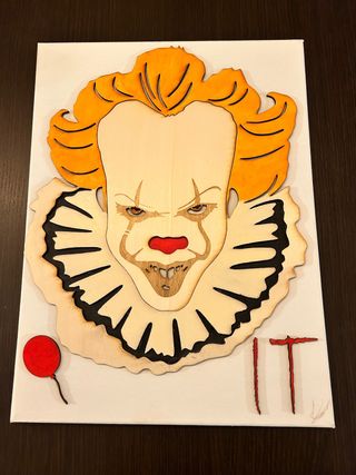 Quadro su tela 30 x 40 "IT" Pennywise