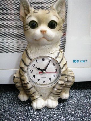 Orologio a forma di gatto
